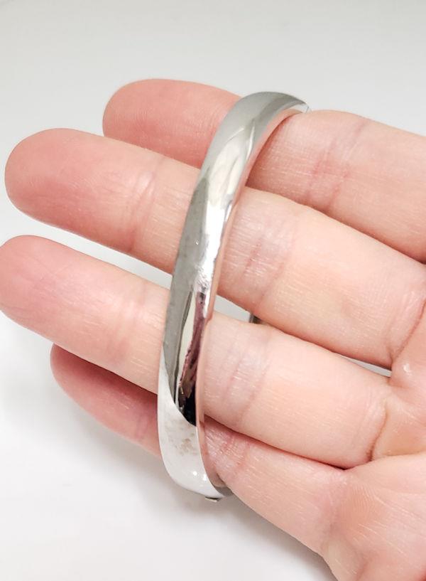 2.00ct Four Diamond Floating Split Bangle Bracelet In 14k White Gold ...